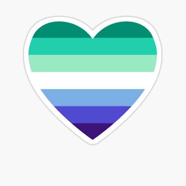 "MLM/Gay Pride Flag Heart" Sticker for Sale by zoocuties | Redbubble