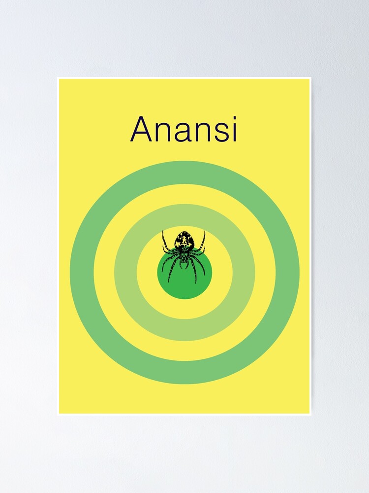 "Anansi" Poster by corinnebasabe | Redbubble