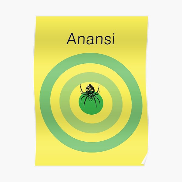 "Anansi" Poster by corinnebasabe | Redbubble