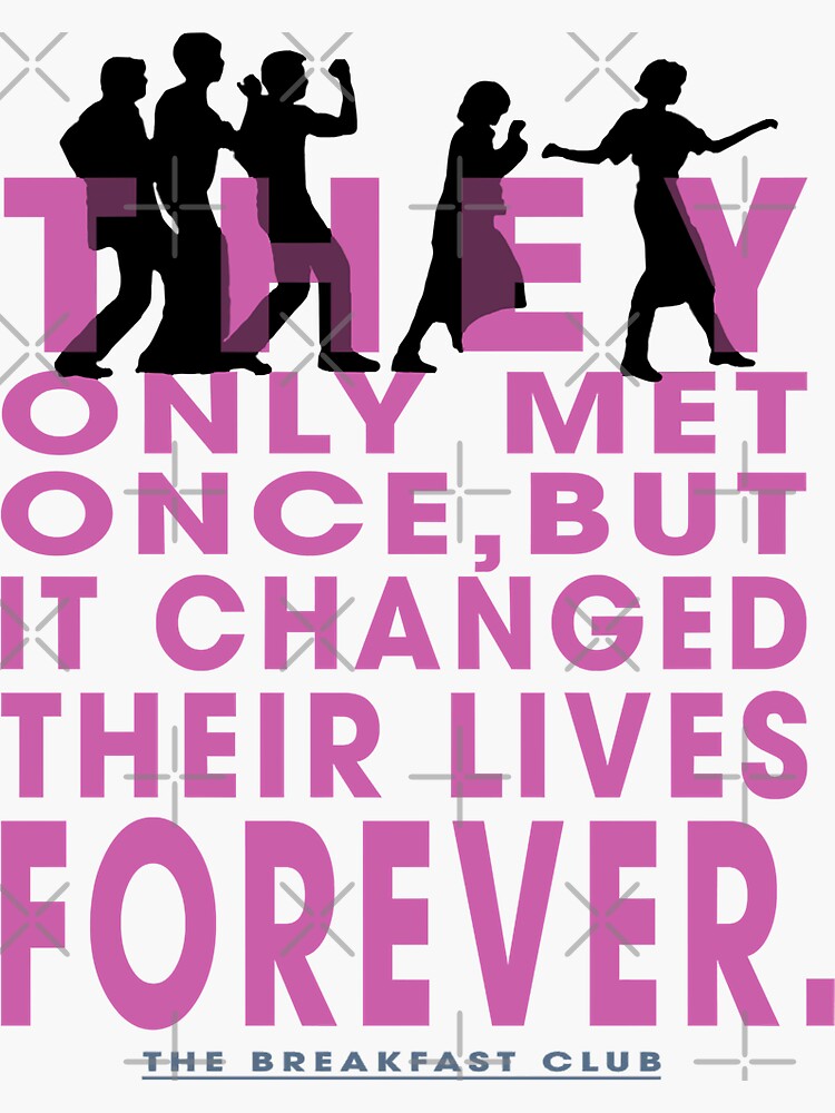 "Vintage Retro The Breakfast Comedy Film Club Gifts Best Men" Sticker ...