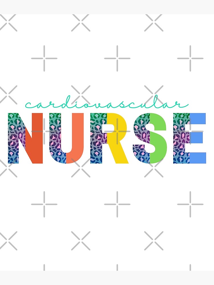 "Cardiovascular Nurse Leopard Print" Poster for Sale by MyaasShop ...