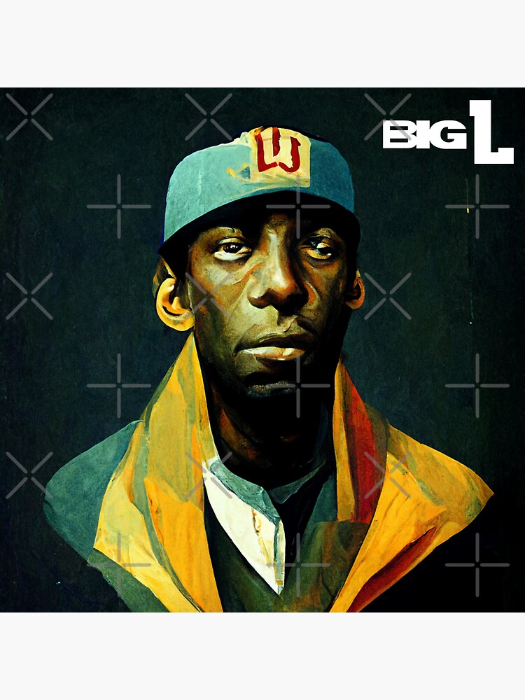 "Big L + Edward Hopper = BIG HOOPER" Sticker for Sale by whutsone ...