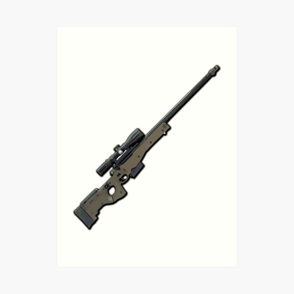 "AWM Sniper Rifle" Art Print by TortillaChief | Redbubble
