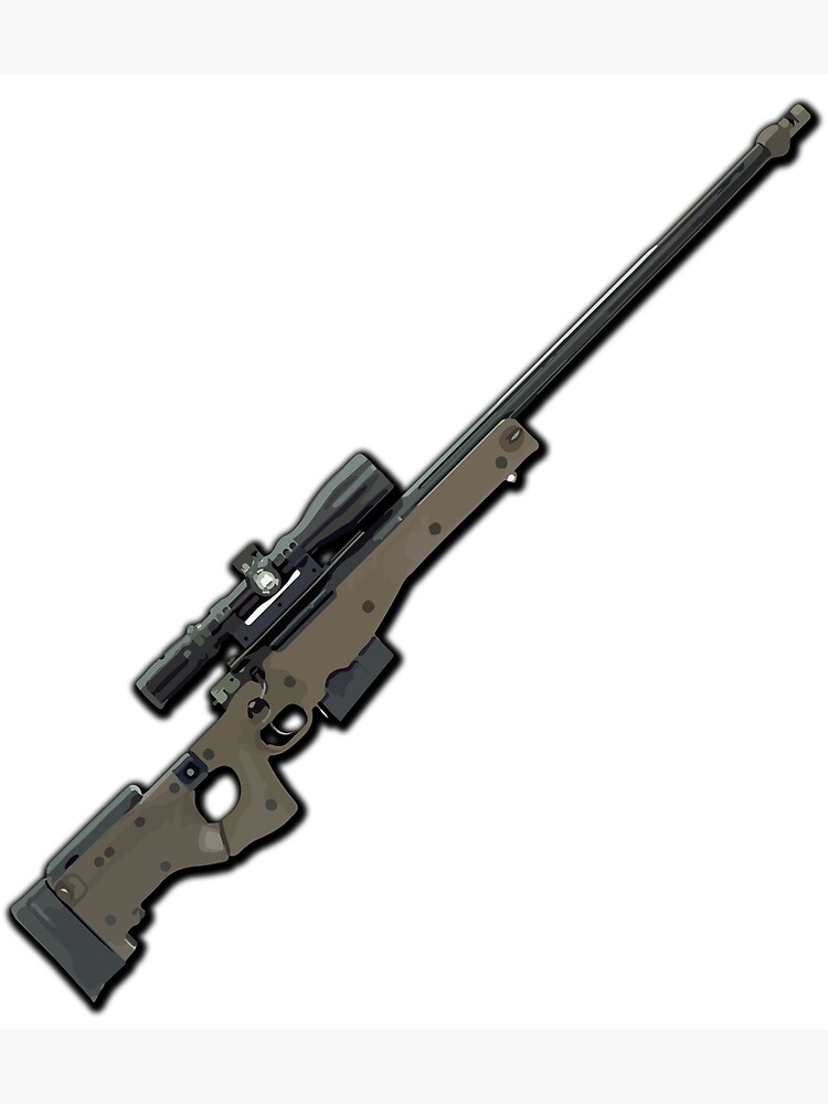 "AWM Sniper Rifle" Poster for Sale by TortillaChief | Redbubble