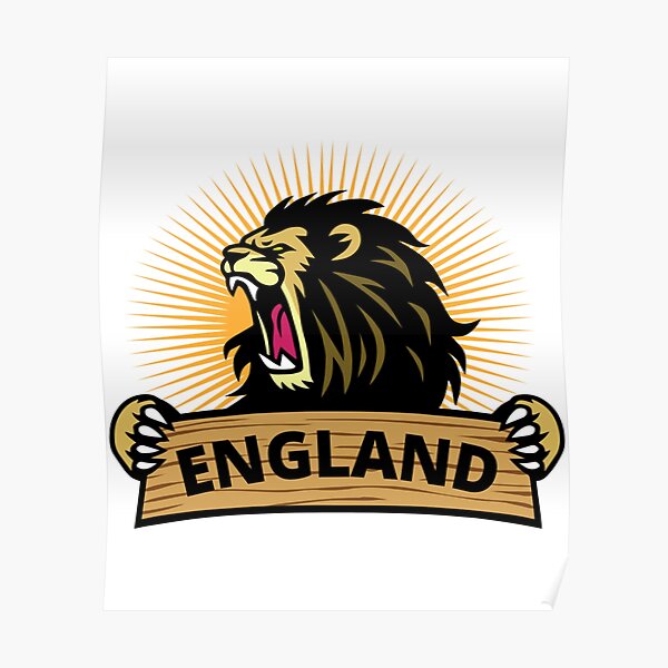 "Go Lionesses - England Lionesses" Poster for Sale by SVGCraftLounge ...