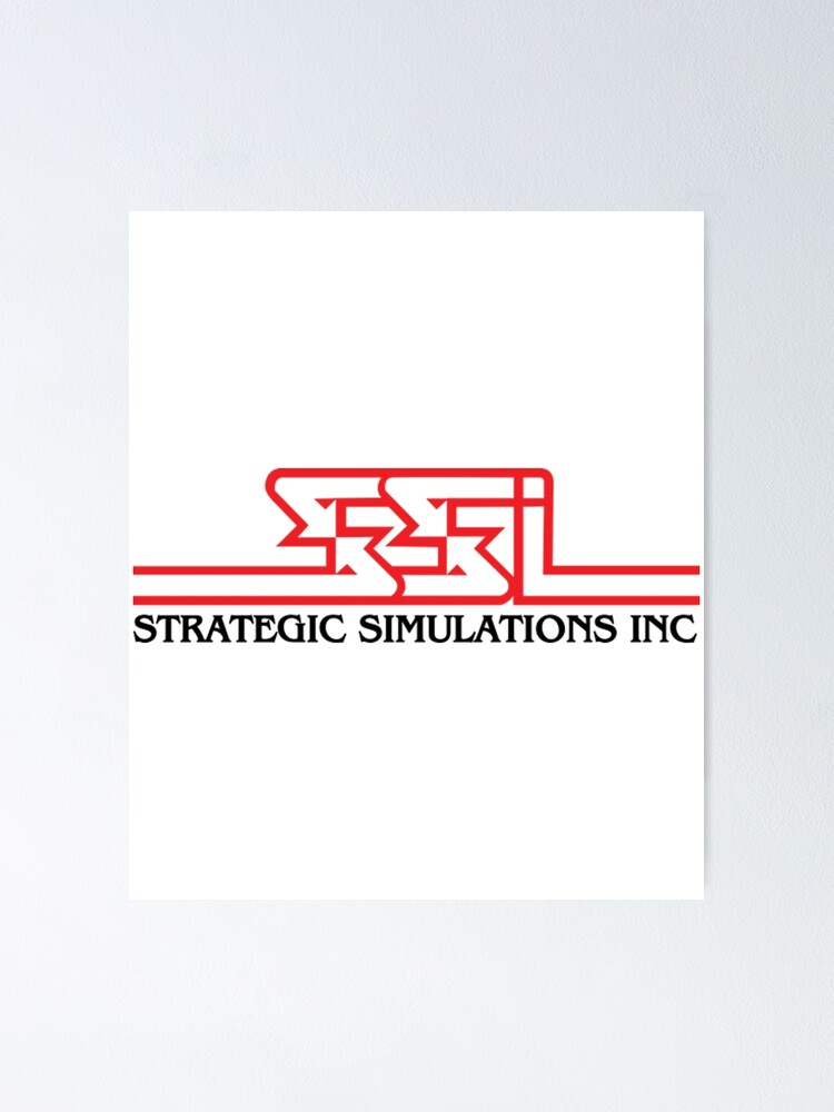 "Retro Computer Games Strategic Simulations Inc SSI Logo" Poster for ...