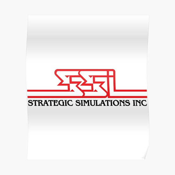 "Retro Computer Games Strategic Simulations Inc SSI Logo" Poster for ...