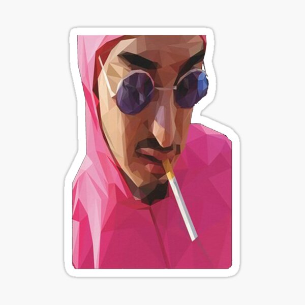 "Aesthetic Pink Guy" Sticker for Sale by dannimoo | Redbubble
