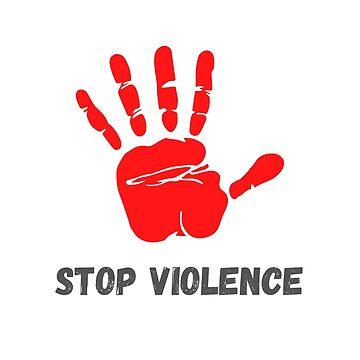 "How Can We Stop Violence in our Community" Sticker for Sale by Artisto ...