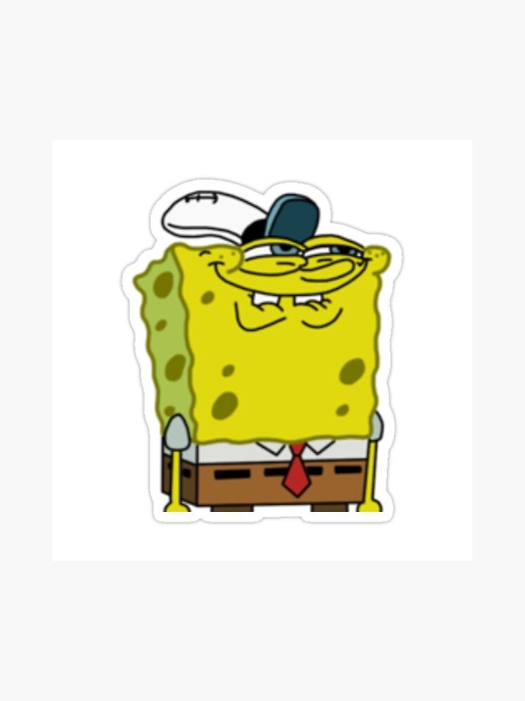 Spongebob Sticker Sticker For Sale By Neelaarao Redbubble