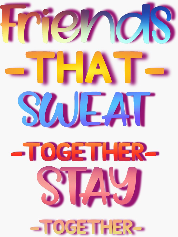 "Friendship Slogan" Sticker for Sale by Amitpanchal | Redbubble