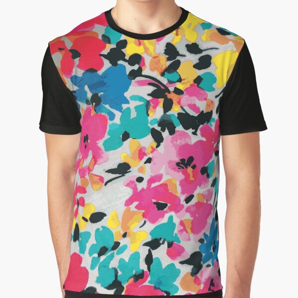 "Graphic Flower Pattern" T-shirt for Sale by JuliaAjandi | Redbubble ...