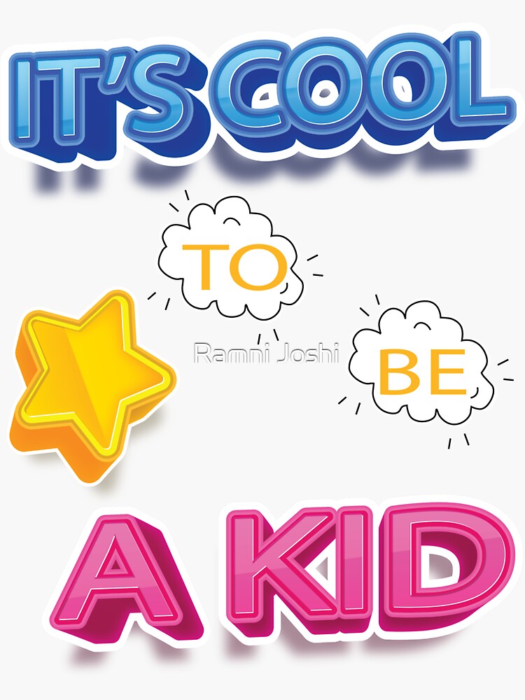 "Cool Kids" Sticker for Sale by ramni | Redbubble