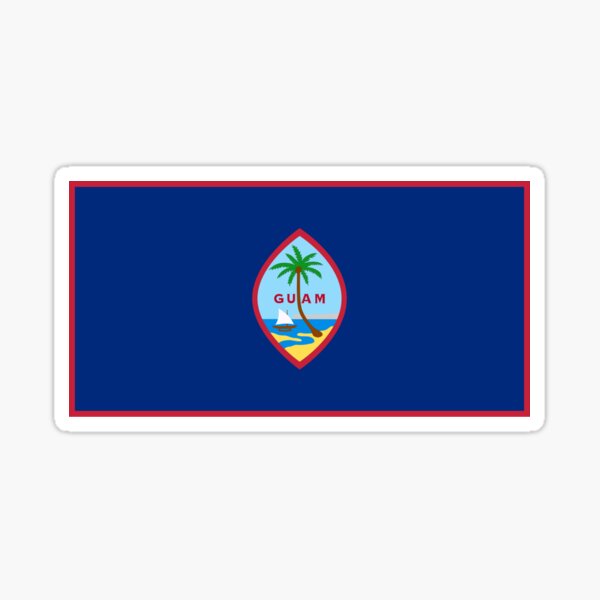 "Guam Flag" Sticker for Sale by ajrodz | Redbubble