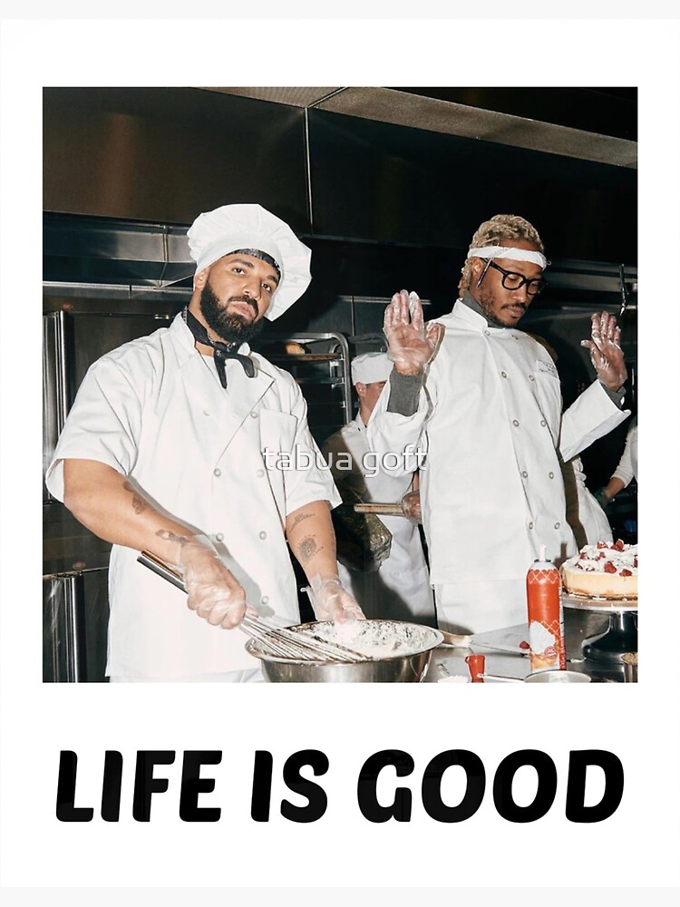 "Minimalist Life Is Good Rap Poster" Sticker for Sale by tabuagoft ...
