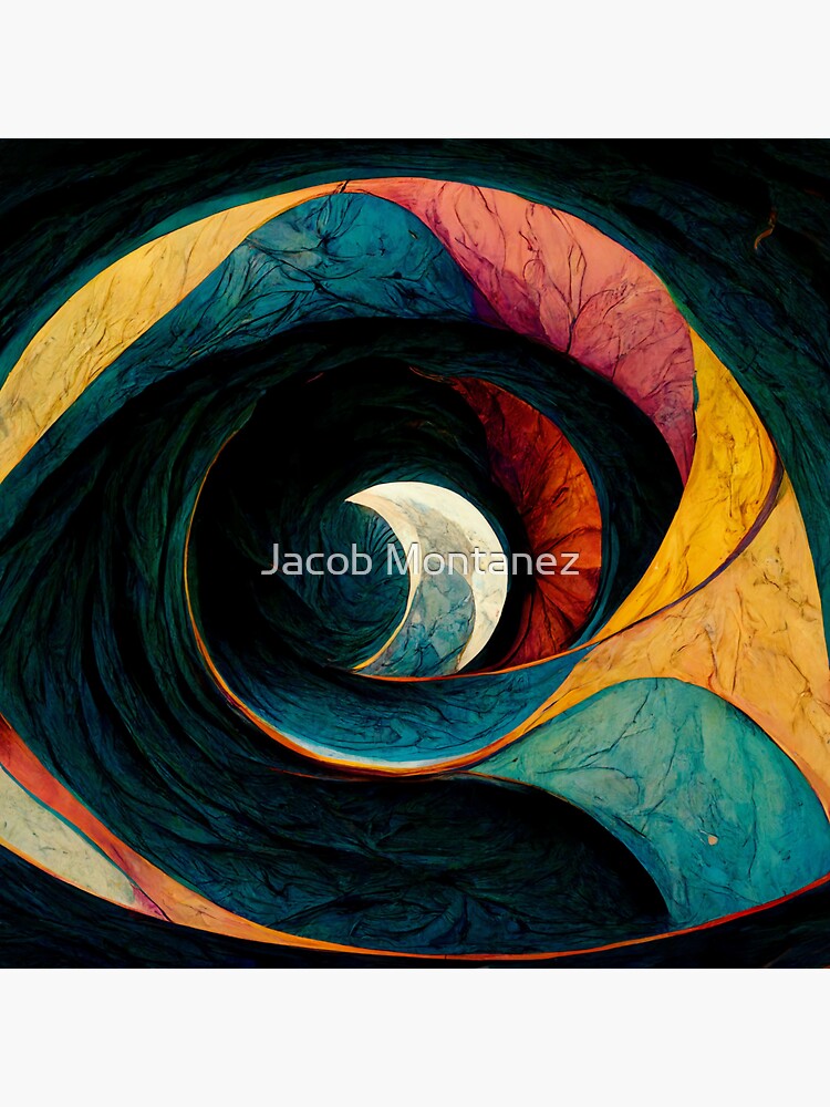 "Solitary Ellipse of Mobius Inverted in Nightmare" Sticker for Sale by ...