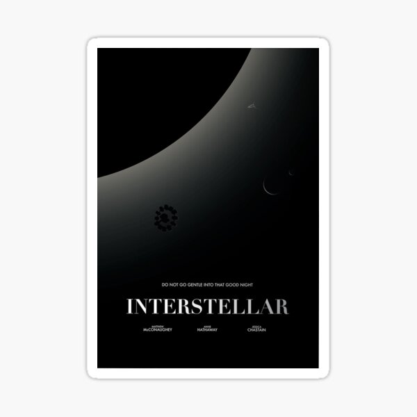 "Interstellar" Sticker for Sale by katherineroeyS | Redbubble