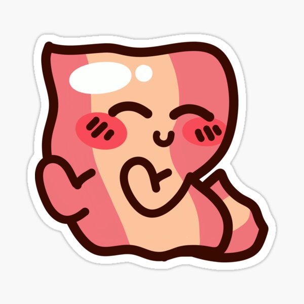 "Dancing bacon" Sticker for Sale by periwinklepop | Redbubble