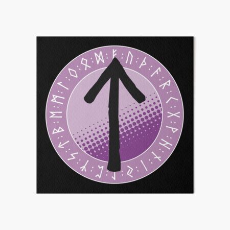 "Tiwaz (Victory) - Viking Runes and Runic Symbols" Art Board Print for ...