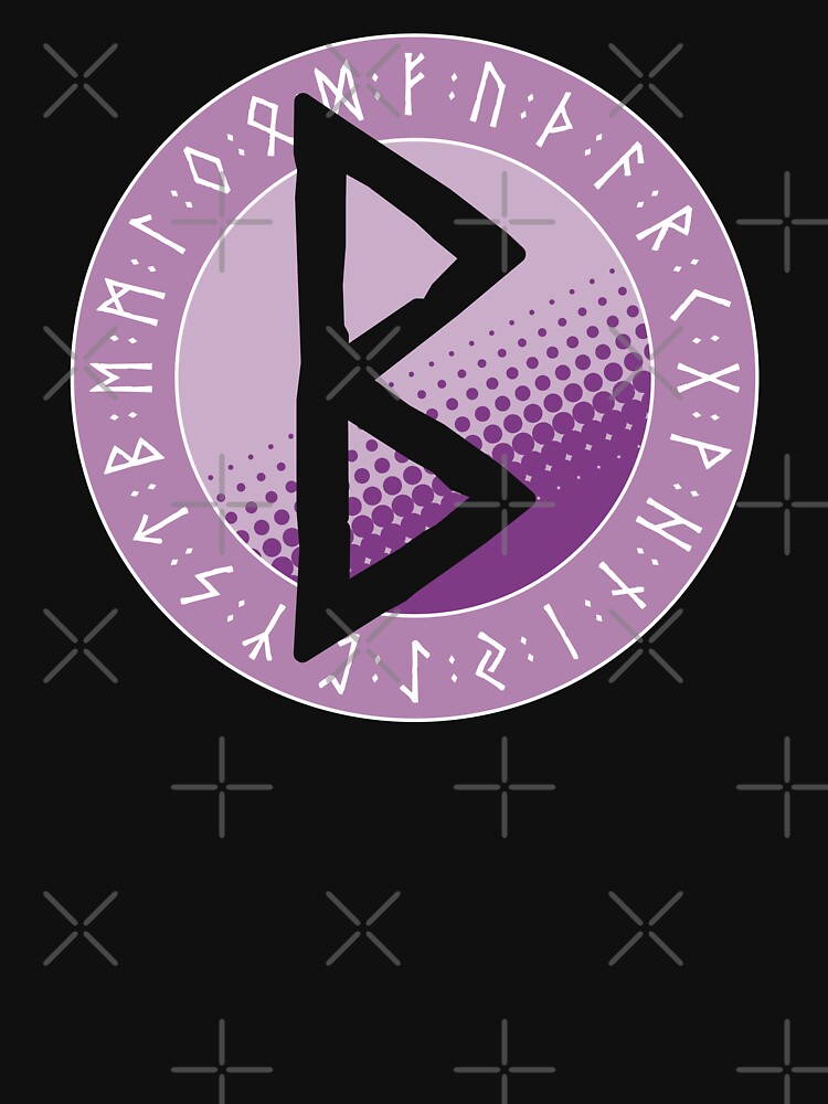 "Berkano (Birth) - Viking Runes and Runic Symbols" T-shirt for Sale by ...