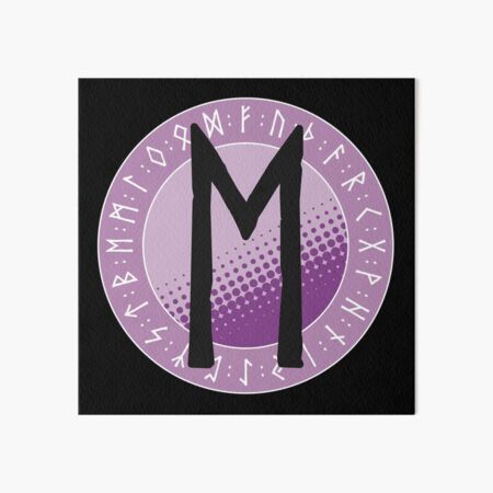 "Ehwaz (Horse) - Viking Runes and Runic Symbols" Art Board Print for ...