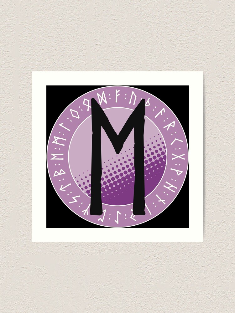 "Ehwaz (Horse) - Viking Runes and Runic Symbols" Art Print for Sale by ...