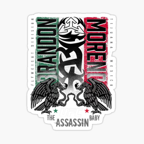 "Official UFC Brandon Moreno Heritage" Sticker for Sale by ...