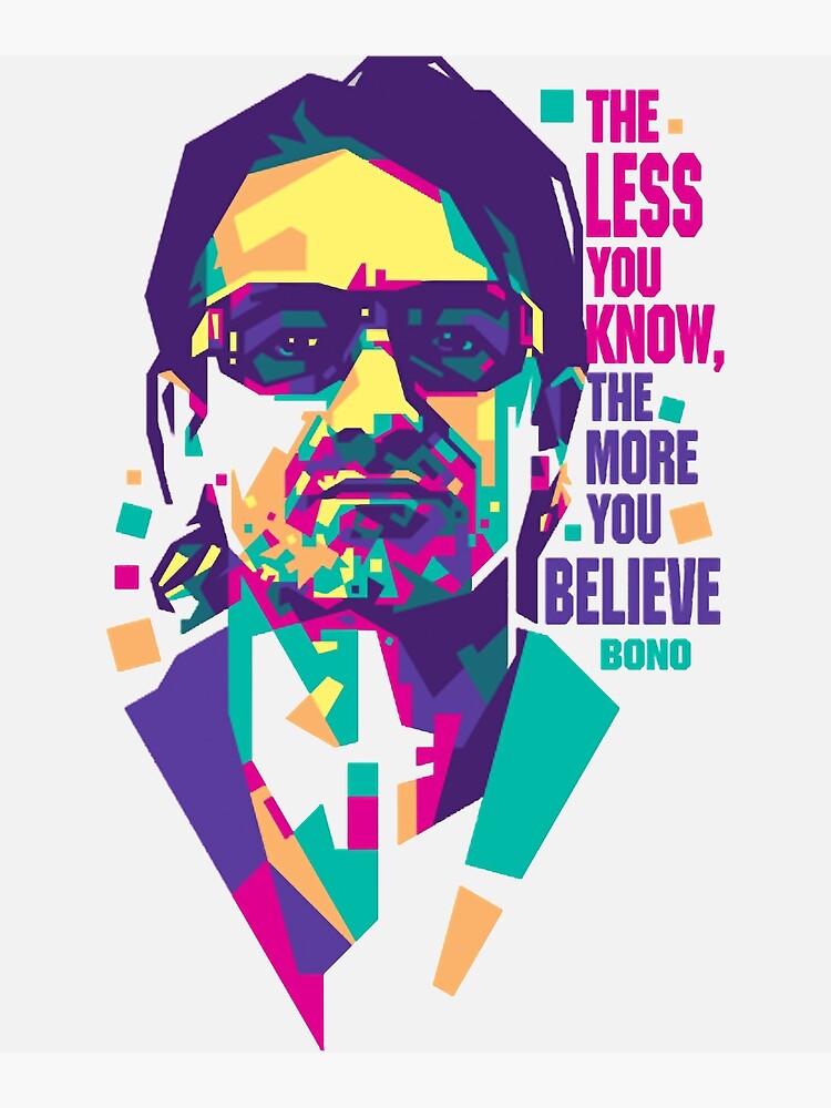 "BONO U2 LOGO" Poster for Sale by dorajamieuw | Redbubble