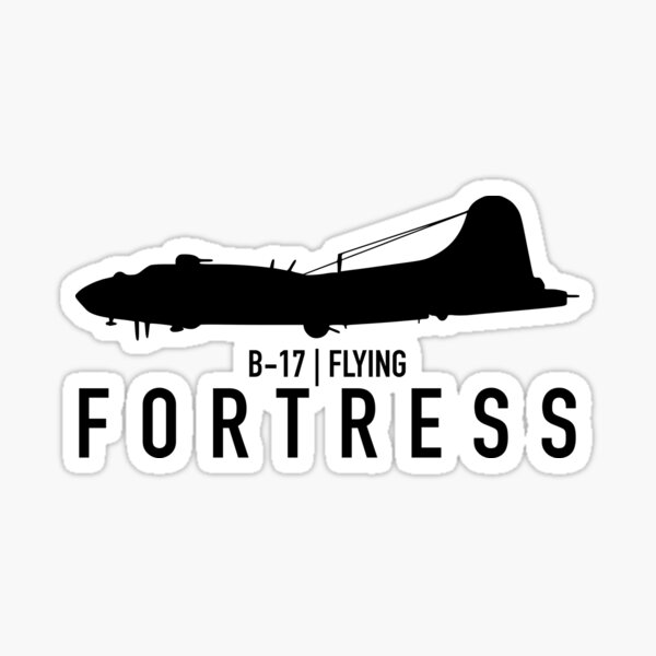 "B-17 Flying Fortress" Sticker for Sale by StrongVlad | Redbubble