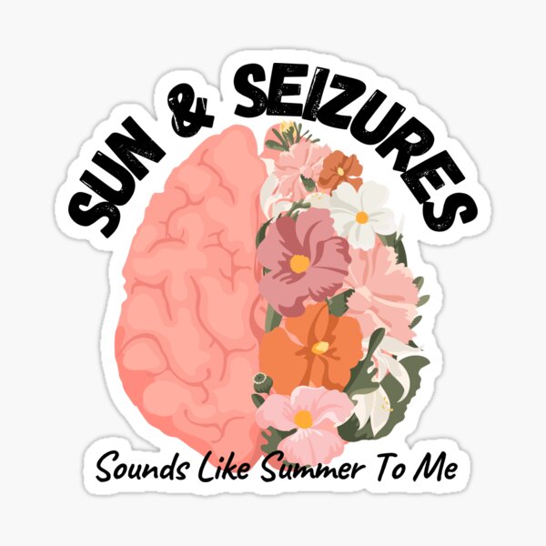 "Seizure Awareness | Sun & Seizures" Sticker for Sale by AsinusAS ...