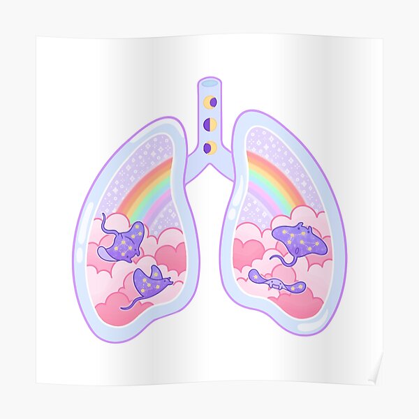 "Human anatomical lungs" Poster for Sale by ahmedhannachi | Redbubble