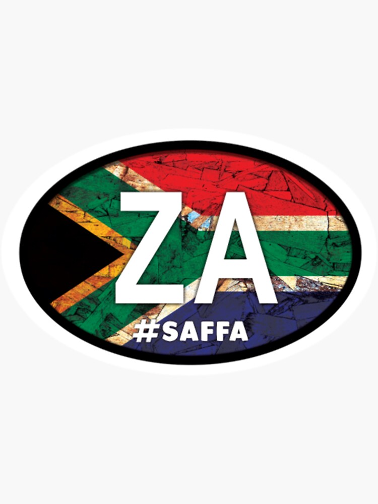 "Country of Origin South Africa - ZA" Sticker for Sale by MatthijsMalen ...