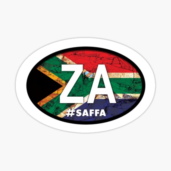 "Country of Origin South Africa - ZA" Sticker for Sale by MatthijsMalen ...