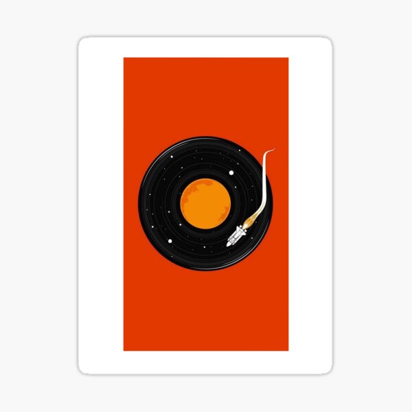 "Cosmic Sound " Sticker for Sale by mottotrend | Redbubble