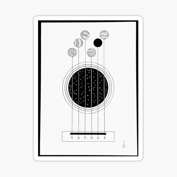 "Cosmic Sound " Sticker for Sale by mottotrend | Redbubble