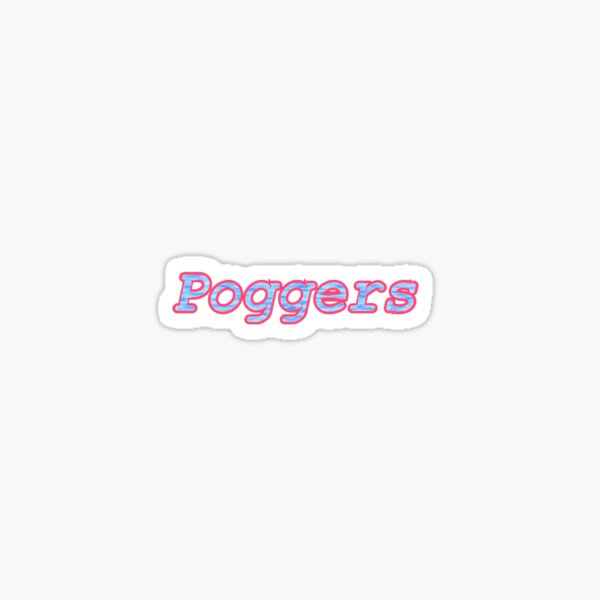 "Poggers Lovely Quote" Sticker for Sale by BrightScale | Redbubble