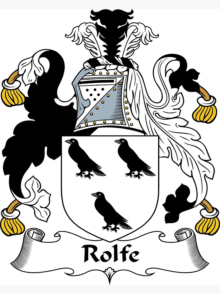 "Rolfe" Poster for Sale by HaroldHeraldry | Redbubble