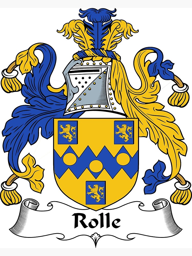 "Rolle" Poster for Sale by HaroldHeraldry | Redbubble