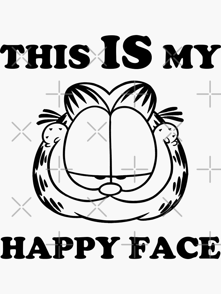 Pegatina for Sale con la obra «Garfield - Este es mi ventilador de ...