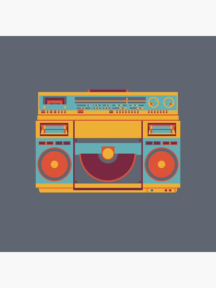 "Sharp VZ2000 Vinyl Boombox" Sticker by visualinguist | Redbubble