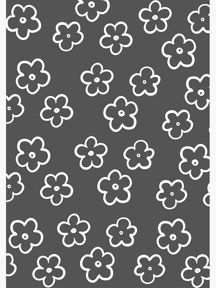 "Greyscale Blooms" Sticker for Sale by bill-and-joan | Redbubble
