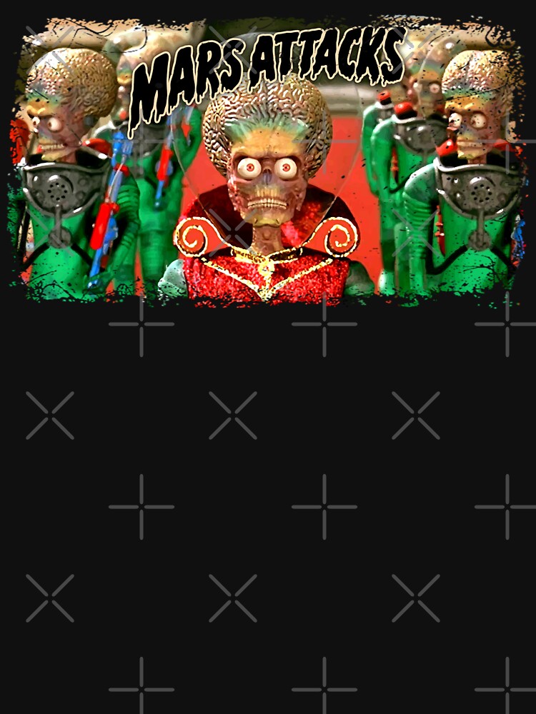 "Mars Attacks Movie Scene" T-shirt for Sale by xxXVintageXxx | Redbubble | tim burton mars ...