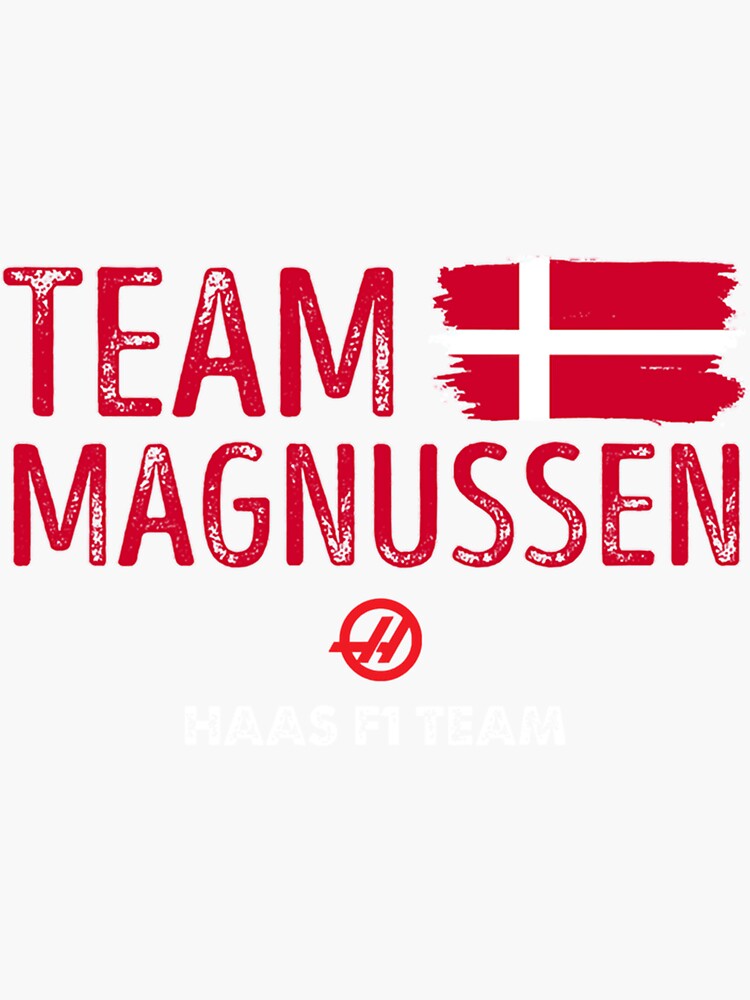 "Team Kevin Magnussen 2022" Sticker for Sale by ElviraFulford | Redbubble