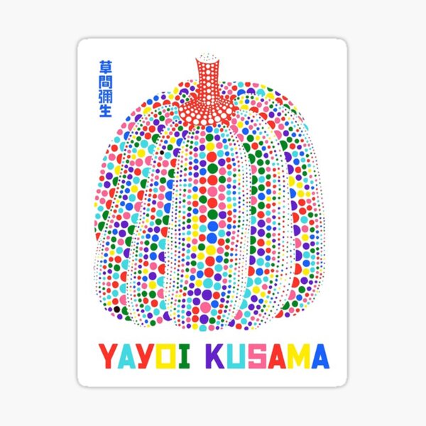 "Rainbow Fruits YAYOI KUSAMA" Sticker for Sale by tamaramrodrigue ...