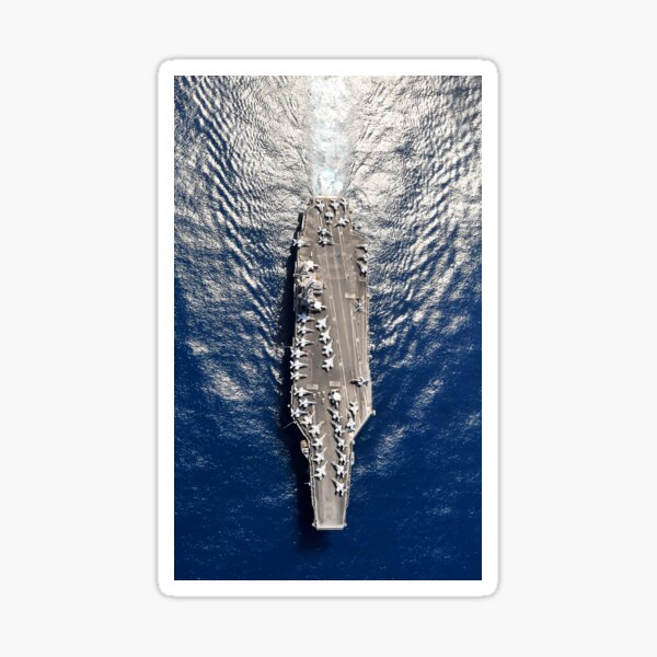 "STK103691M-Aerial view of the aircraft carrier USS Harry S. Truman ...