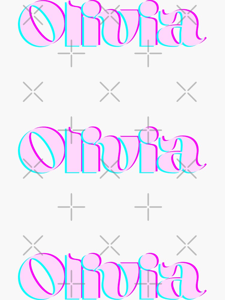 "Olivia (name)" Sticker for Sale by worlds-words | Redbubble