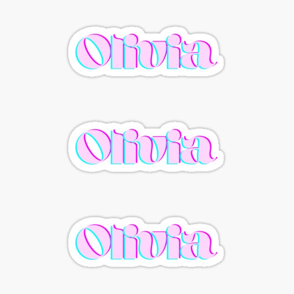 "Olivia (name)" Sticker for Sale by worlds-words | Redbubble