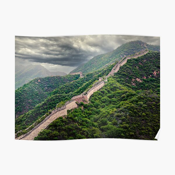 "The Great Wall of China" Poster for Sale by dabowphoto | Redbubble