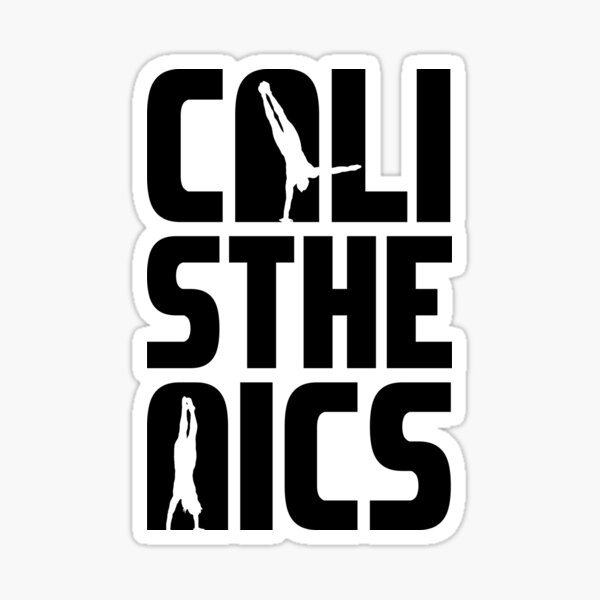 "Calisthenics silhouette handstand" Sticker for Sale by 5thseason-shop ...