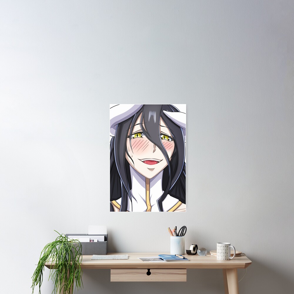 "Albedo Face - Overlord IV" Poster for Sale by ChibiAnime1 | Redbubble